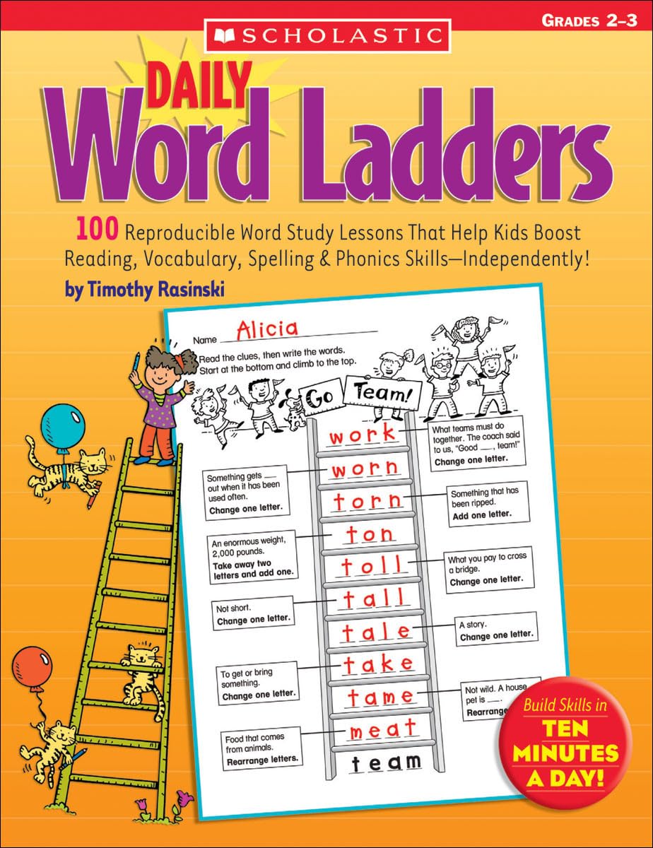 Word Ladder Worksheets Generator - Royalty Prints